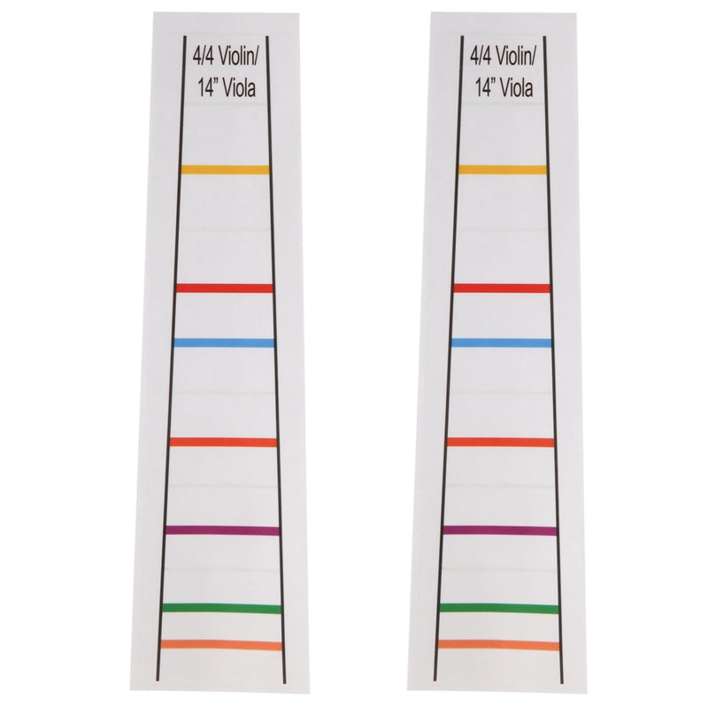 4/4 Violin Fretboard Sticker Fingerboard Marker Fiddle Learn Note Chart ...