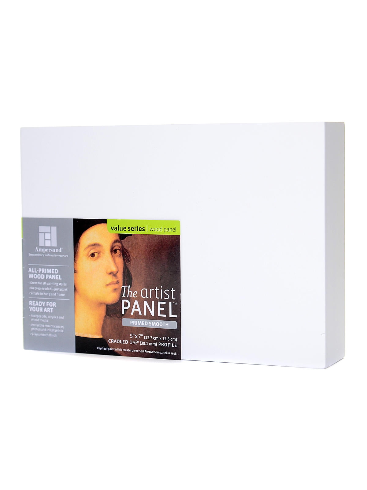 The Artist Panel Primed Smooth Cradled Profile 1 1/2 in., 5 in. x 7 in ...