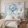 Coastal Crab Small Tapestry for Bedroom Wall Hanging Tapestry,Nautical ...