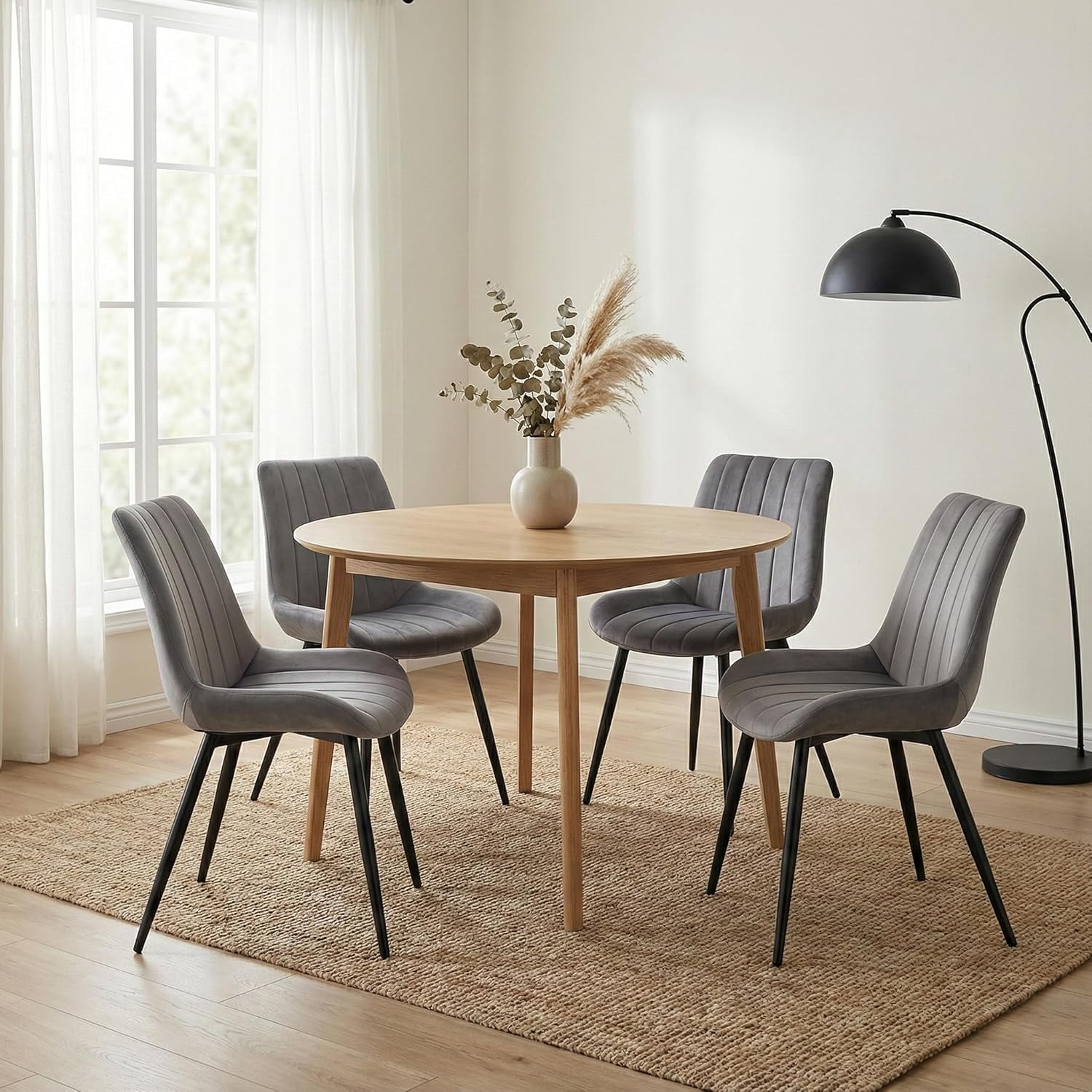 Click here for Placida Decor Set Of 4 Livia Dining Chairs - Dark... prices
