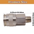 1/4" NPT Quick Connect Air Hose Fittings Kit, Steel Coupler & Plug for ...