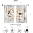 Burnt Orange Curtains Short Small Black White Rustic Country Farmhouse ...