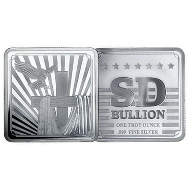 1 oz SD Bullion Silver Freedom Round - Walmart.com