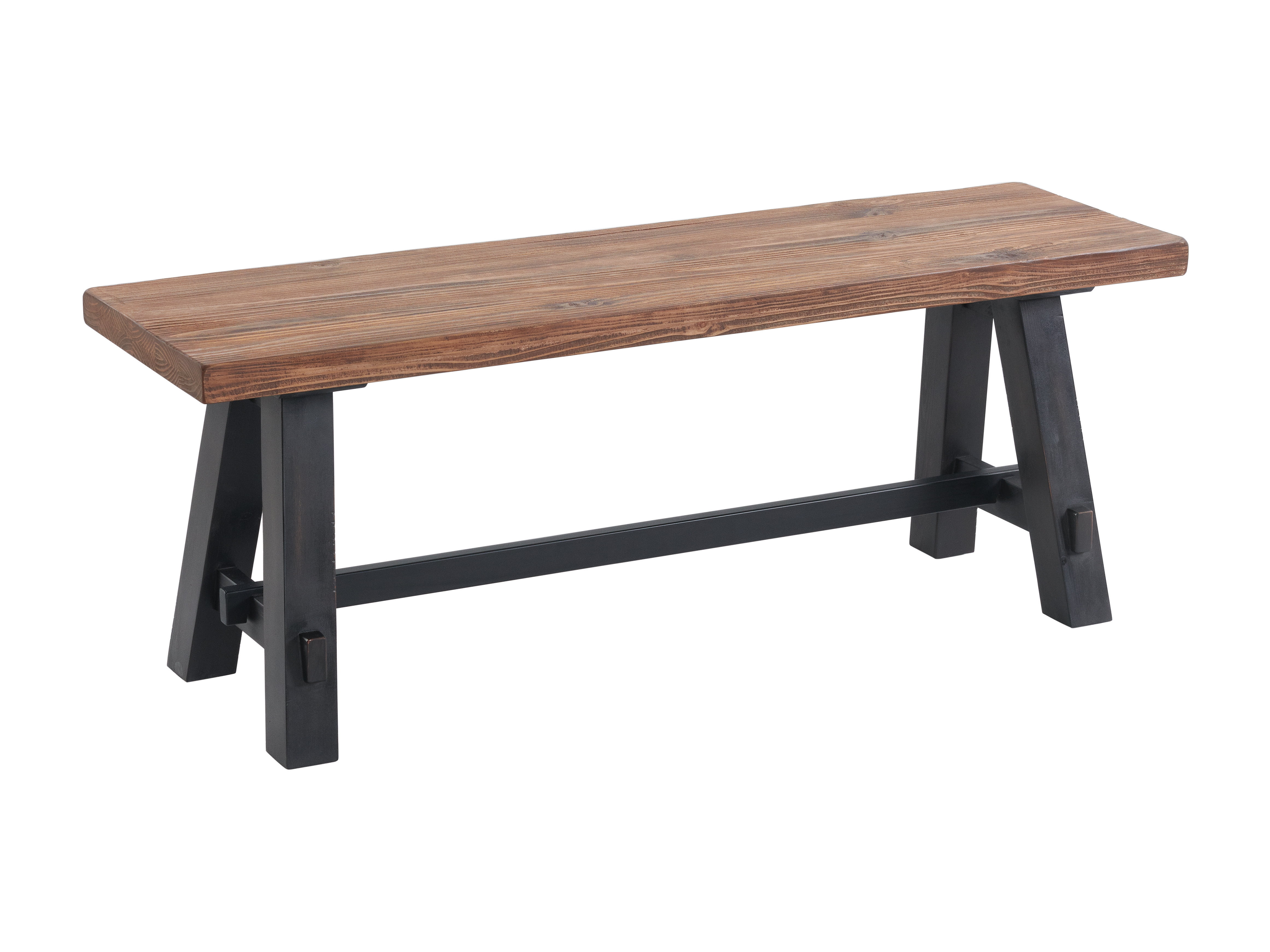 Alaterre Bolton Furniture Adam 48"L Solid Wood Bench, Brown - Walmart.com