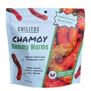 Chilitos Peach Rings Chamoy Candy 8 oz Jar Chamoy Infused and Chili ...