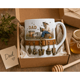 Beekeeper Dad Mug with Honeycomb, Smoker & Bee Veil Father’s Day Gift ...