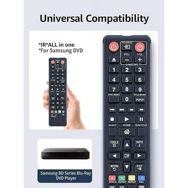Samsung Universal Remote Control for Blu-ray DVD Players - Walmart.com