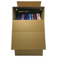 TiaGOC Heavy Duty ECT44 Large Wardrobe Moving Boxes, 24" x 24" x 40",4 Count, 4 Boxes - Walmart.com