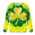 Uootdi Oversized St Patricks Day Sweatshirts for Women Irish Saint ...