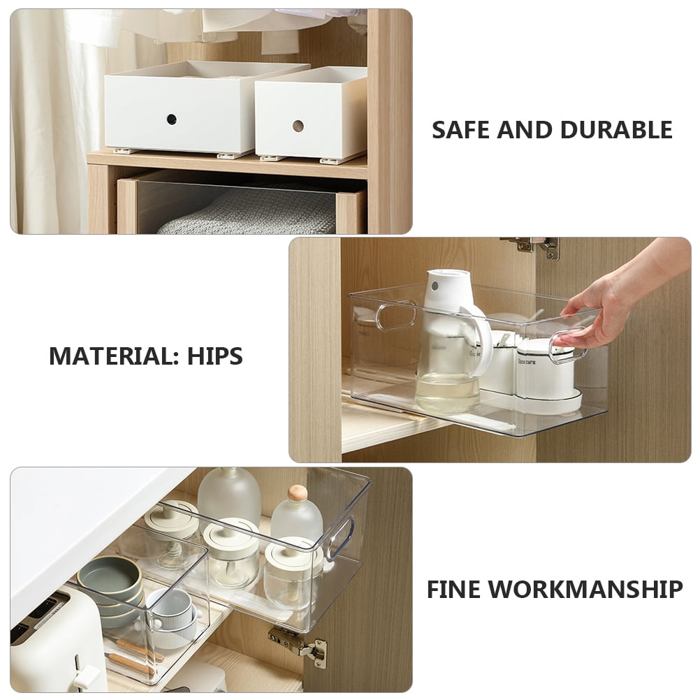 Buy 1 Set Self-adhesive Drawer Guide Slides White Drawer Slides Drawer ...