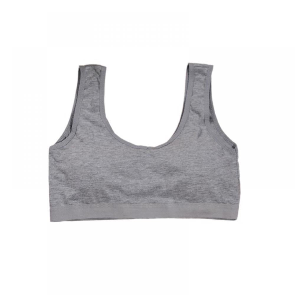 Teens Girls Cotton Training Bras Wireless Thin Padded First Bra for ...