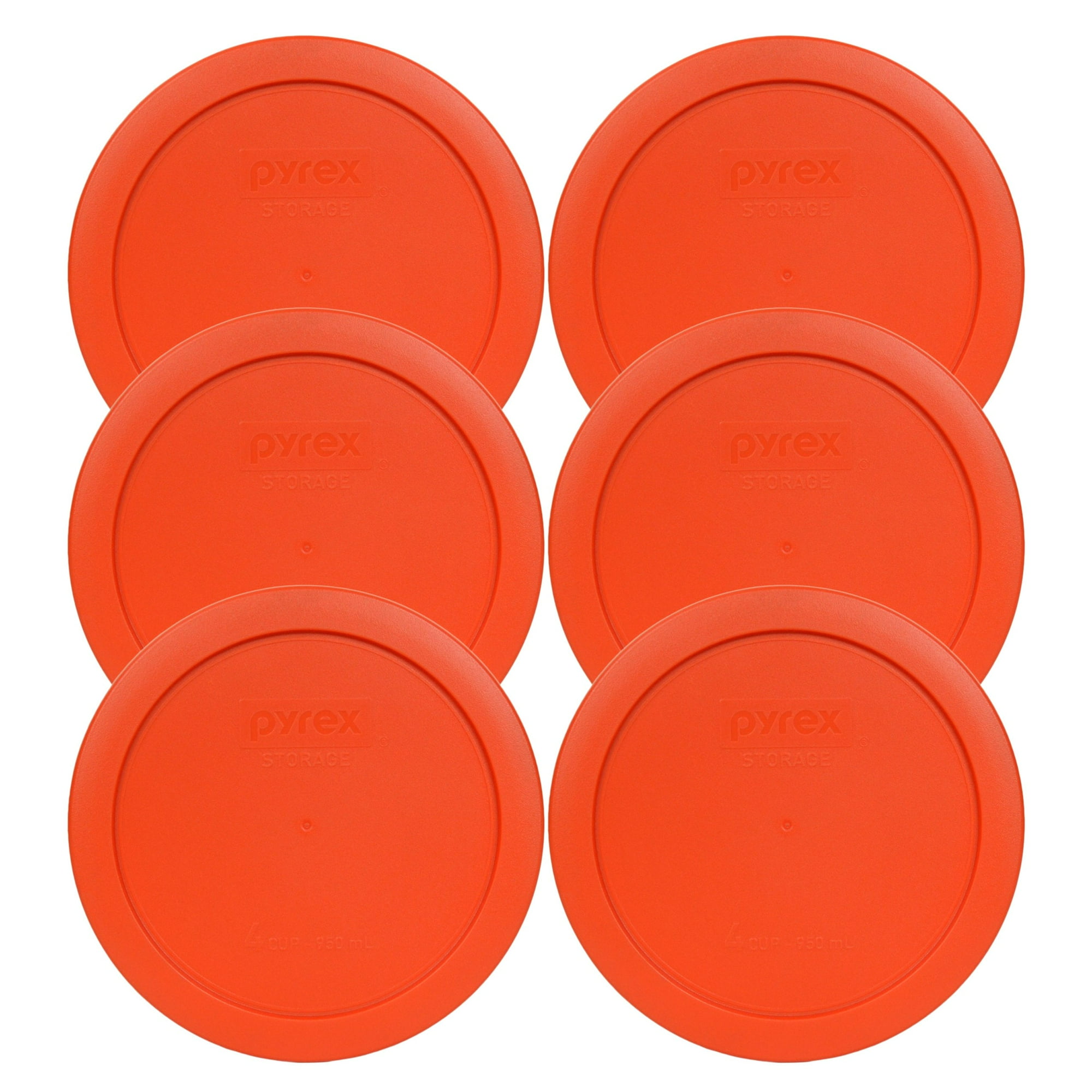 Click here for Pyrex 7201-Pc Pumpkin Orange Round 4 Cup Plastic S... prices