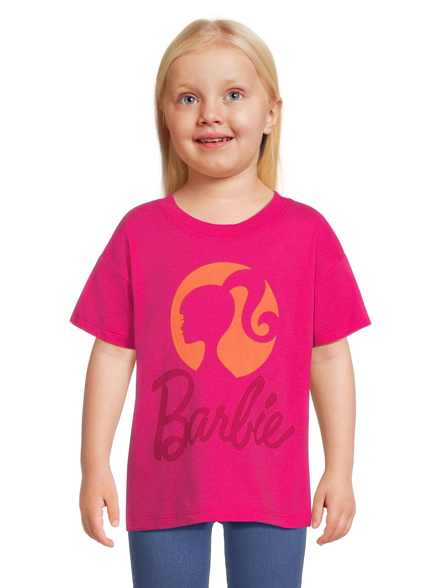 Barbie Toddler Girl Graphic Short Sleeve T-Shirt, Sizes 2T-5T - Walmart.com