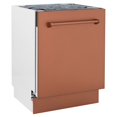 24" Top Control Tall Tub Dishwasher in Copper with Stainless Steel Tub ...