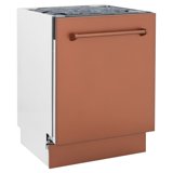 24" Top Control Tall Tub Dishwasher in Copper with Stainless Steel Tub ...