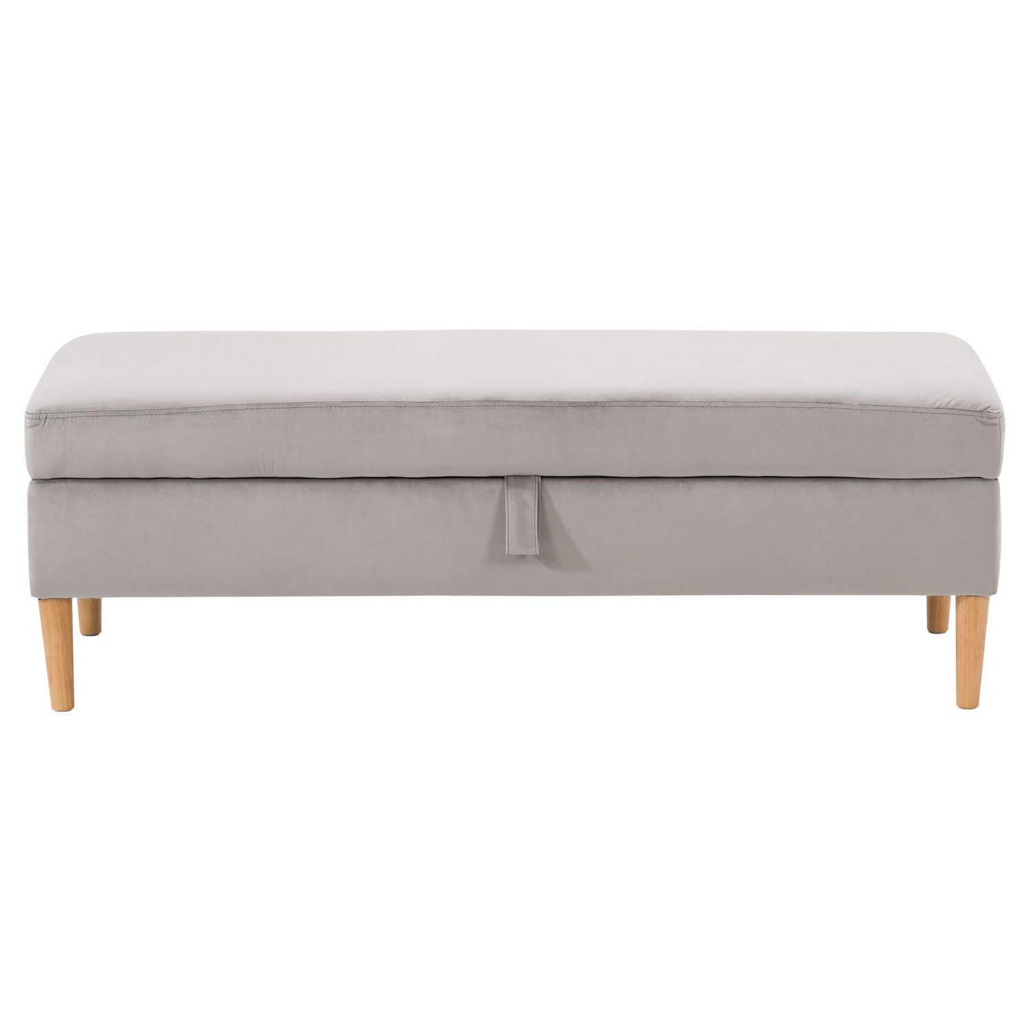 Click here for Corliving Perry Velvet Storage Ottoman  Light Grey prices