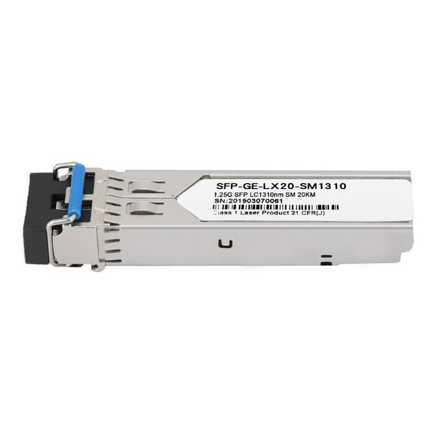 AIQ-YP19013 SFp gE LX20-SM1310 Módulo transceptor óptico de fibra dual monomodo Gigabit de 20 km ...