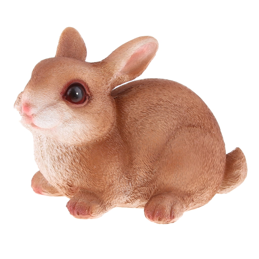 Statue - Cute Rabbit - Funny Outdoor Sculpture Resin Lawn Ornaments ...