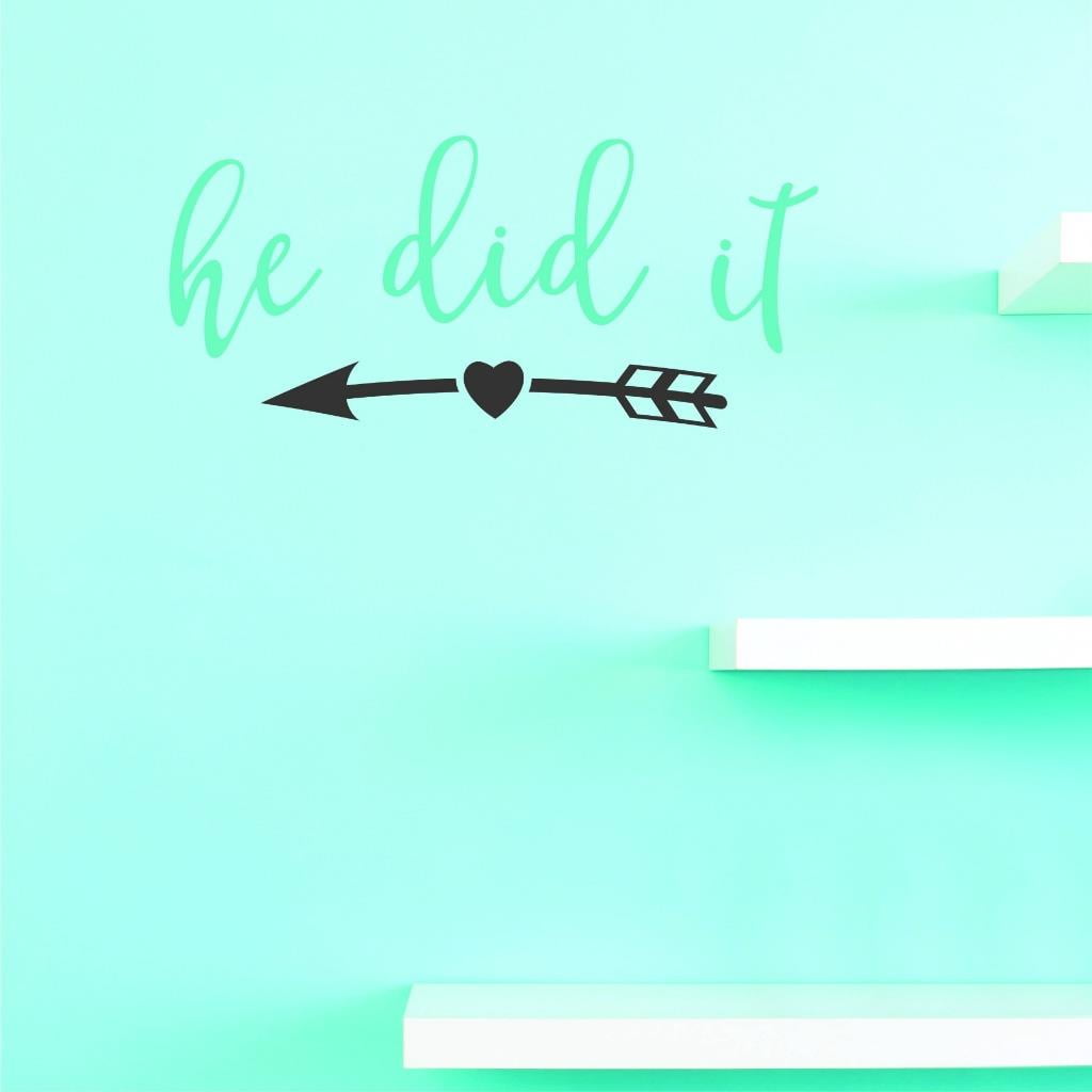 Custom Decals He Did It Wall Art Size 8 X 20 Inches Color Multi custom-decals-he-did-it-wall-art-size-8-x-20-inches-color-multi