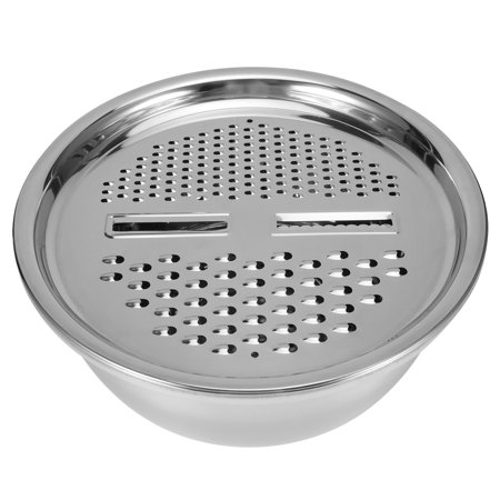 Rice Washing Strainer,Kitchen Grater Set Bowl Stainless Steel Drain ...