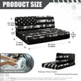 Aplkyhs Gray American Flag RV Dinette Cushions Western Aztec Camper ...