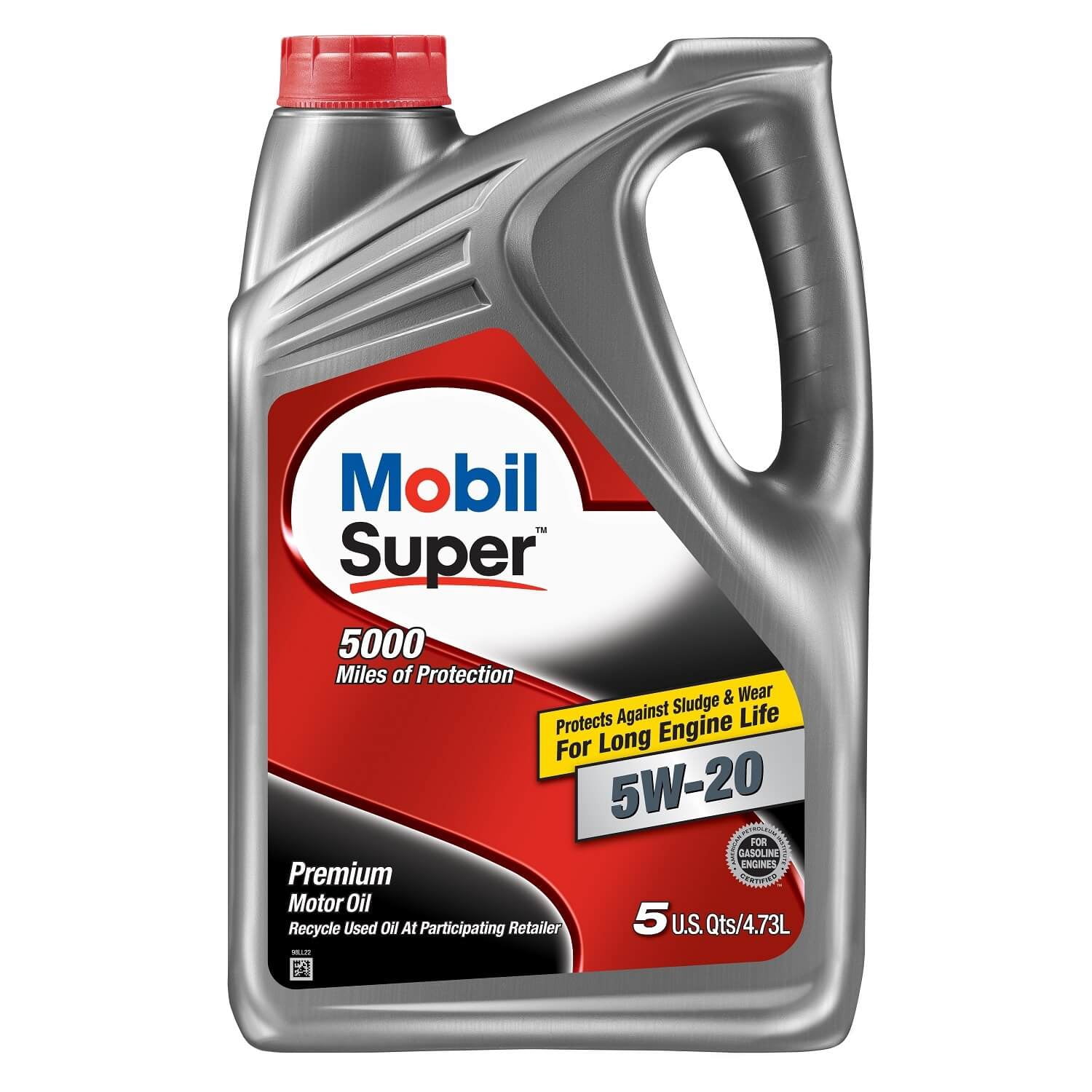 Mobil Super Synthetic Blend Motor Oil 5W 20 5 Quart Walmart Mobil Super Synthetic Blend Motor Oil 5W 20 5 Quart Walmart
