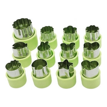 6PC Sandwich Cutter for Kids, Metal Cookie Cutters with Plastic Handle ...