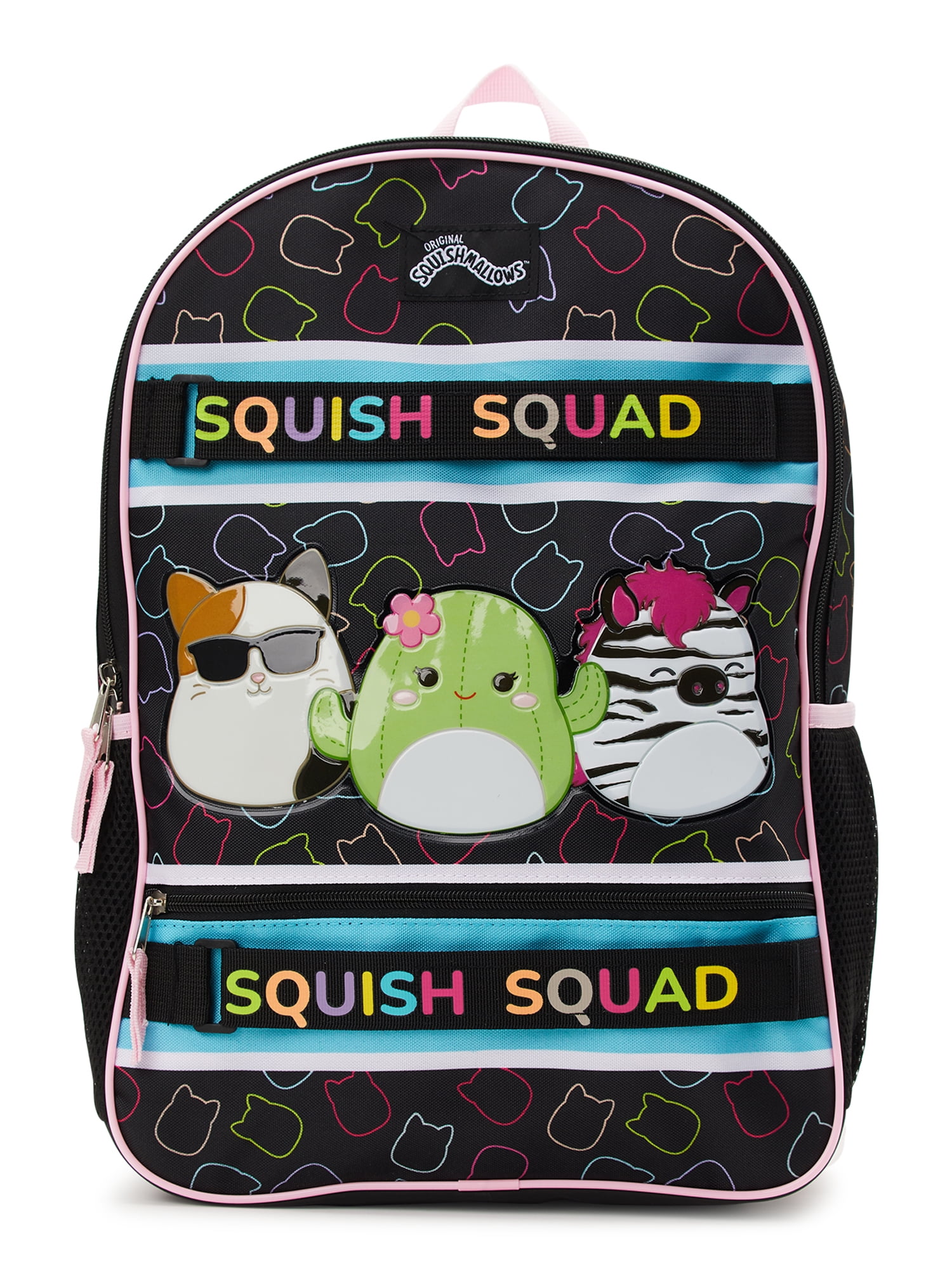 Squishmallows Splatter 17" Laptop Backpack, Black - Walmart.com