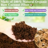 "ZeeDix 2Pcs Compressed Coconut Fiber Substrate, 100% Natural Coco Coir ...