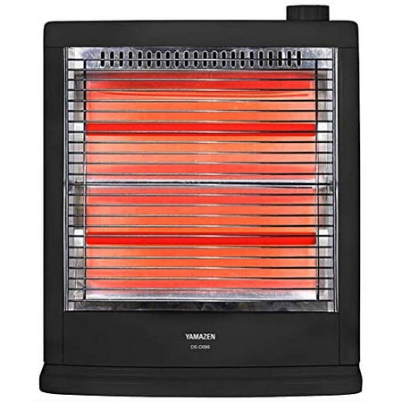 [Yamazen] Electric stove (Tumble OFF switch) (800/400W 2-step switching) (Easy operation) black ...