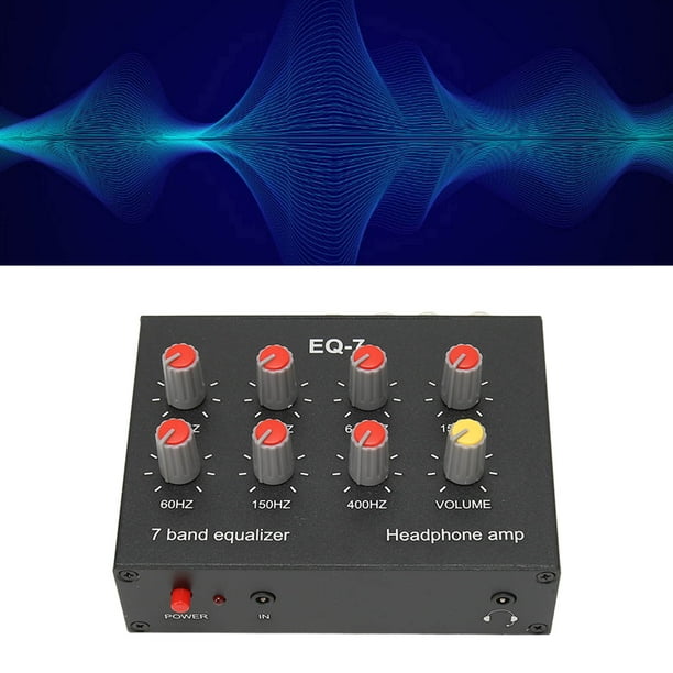 EQ 7 Band Car Audio Equalizer, With Input And Output, 3.5mm Input, DC5V ...