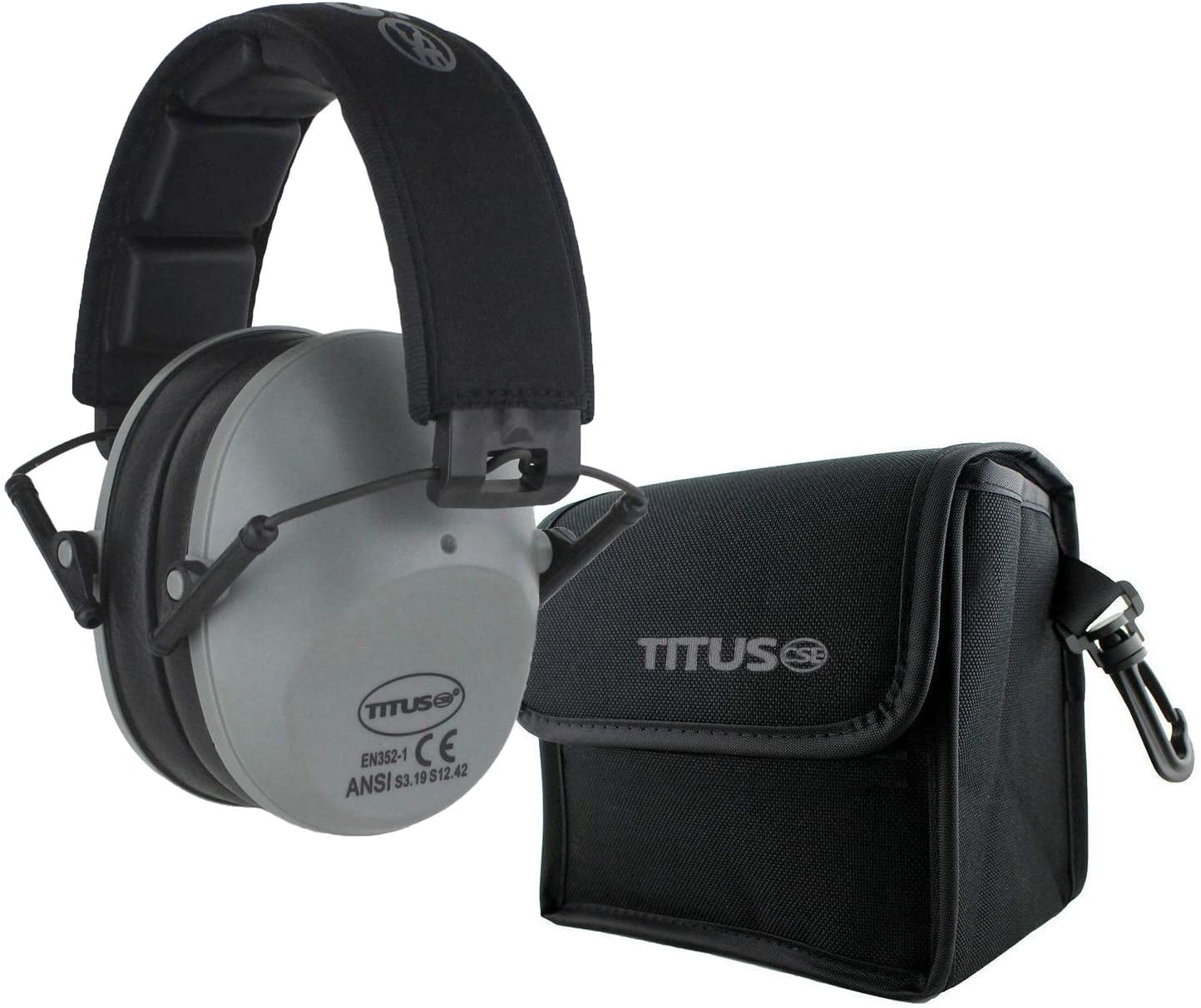 TITUS Low-Profile High Decibel NRR Safety Earmuffs - Walmart.com