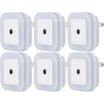 8-Pack LED Night Light Bulbs with Auto Dusk to Dawn Sensor for Home ...