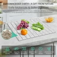 Stone Dish Drying Mat Collapsible Diatomaceous Earth Absorbent Pad ...