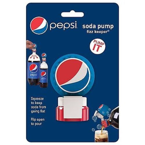 Jokari Pepsi Modern Bottle Soda Fresh Pump & Pour Fizz Keeper - Walmart.com