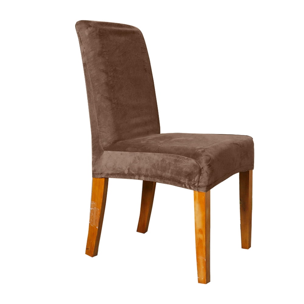 DYstyle 4-Piece Stretch Velvet Short Dining Chair Slipcover - Walmart.com
