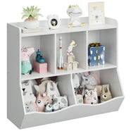 KidKraft Wooden Princess Bookcase with Crown Accent, Shelves and Hidden ...