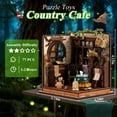 Wooden Book Nook Kit Doll House – Magic Potion Workshop Miniature DIY ...