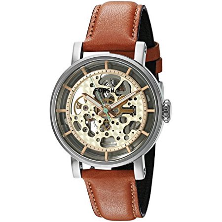 Fossil Women's ME3109 Original Boyfriend Automatic Light Brown Leather ...