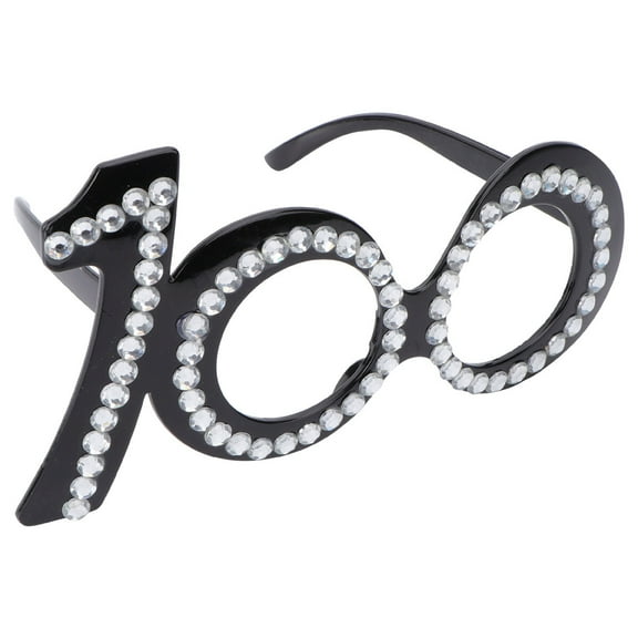 60th Glasses Birthday Anniversary Eyeglasses Black Number Frame Party ...