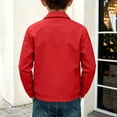 BFHHYA Boys Lightweigh Jackets Windproof Long Sleeve Zip up Softshell ...