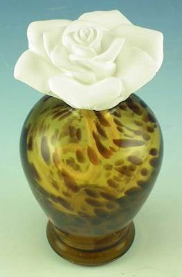 Courtneys Leopard Flameless Mini Ceramic Fragrance Diffuser Flameless ...