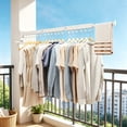 Clothes Drying Rack, Laundry Drying Rack Wall Mount, Wall Mounted ...