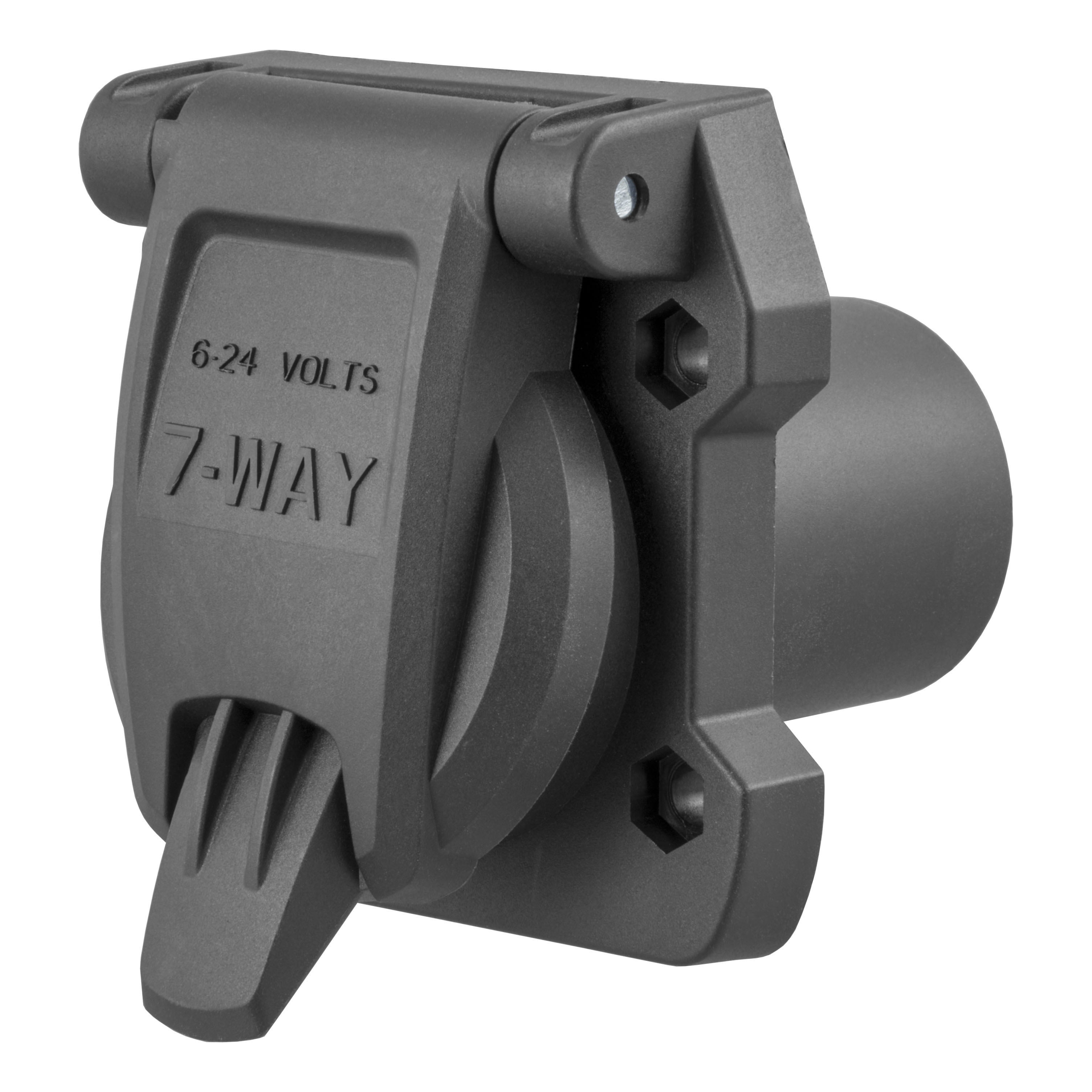 CURT 55416 Heavy-Duty Replacement Vehicle-Side RV Blade 7-Pin Connector ...