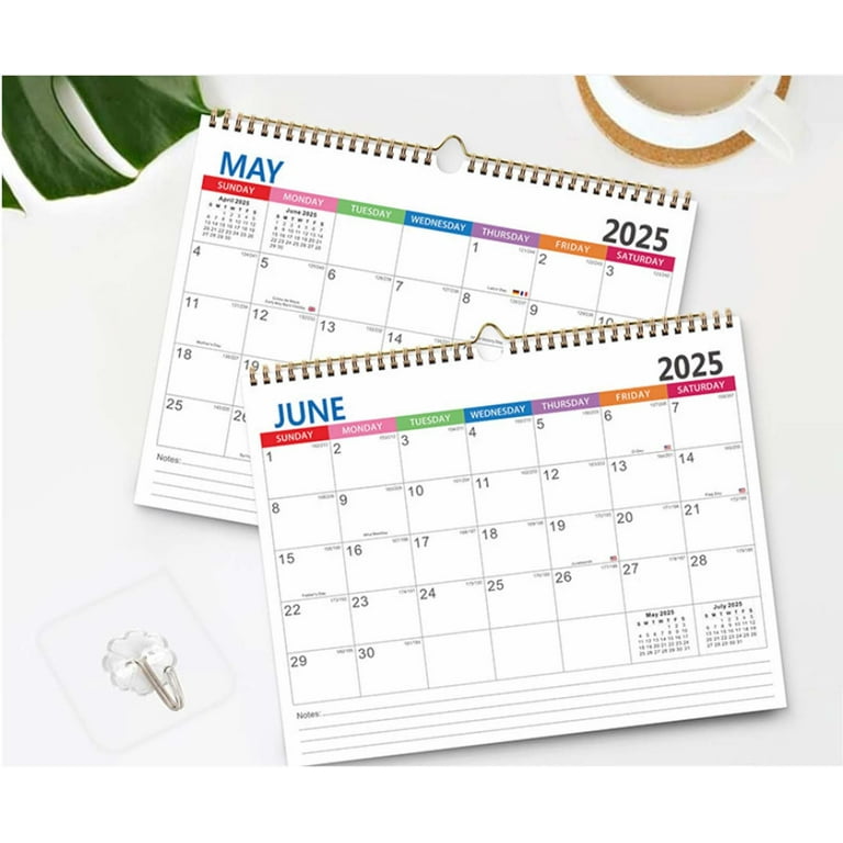 Large Calendar 2025-2026 Blukids Wall Calendar 2025-2026 - 18 Months ...