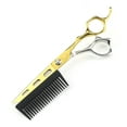 6.0 inch color with comb hairdressing scissors personalized ...