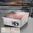 Small Electric Grill Pan, 0~300℃ Adjustable Temperature Stainless Steel ...