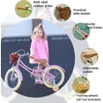 ACEGER 18 Inch Girls Bike with Basket, Green, Training Wheels, Ages 7 ...
