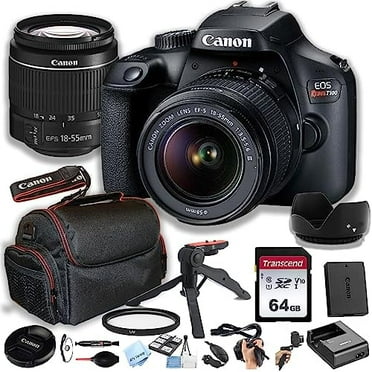 Beginners Canon EOS Rebel T100 / 4000D DSLR Camera Bundle with 18-55mm ...