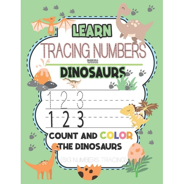 Tracing Numbers for Kids: Learn & Tracing Numbers with Dinosaurs Count ...